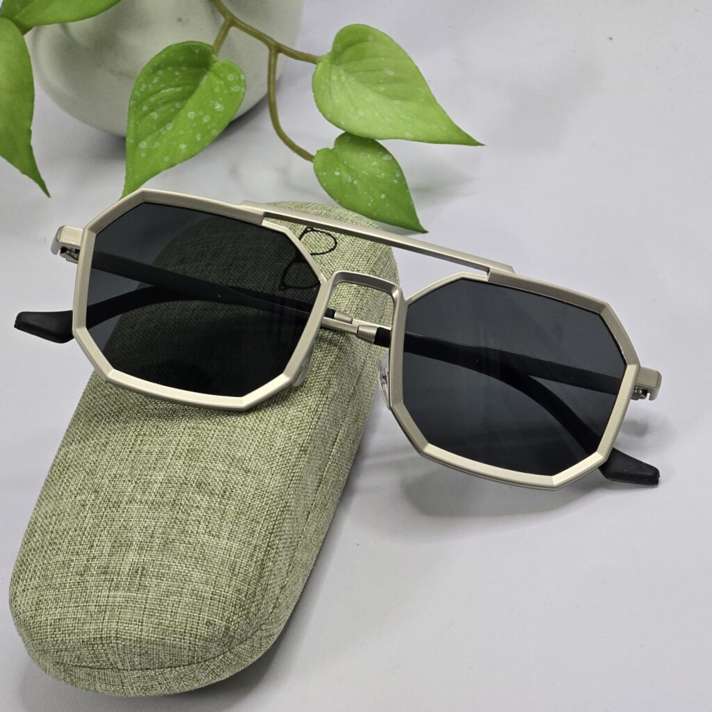 New trendy lock styles silver black Square shape luxurious sunglass for ...